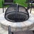 Lift off Dome Fire Pit Safety Screen 304 Stainless Mesh Steel, Round ...
