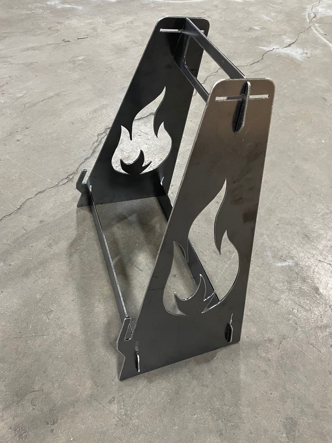 Fire Pit Cover Stand, Fire Pit Snuffer Cover Stand, Fire Bowl Cover ...