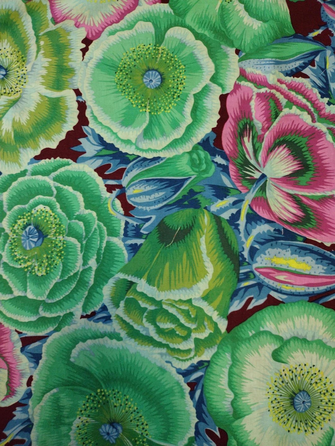 Quilter Cotton Kaffe Fassett by Philip Jacobs Poppy Garden - Etsy