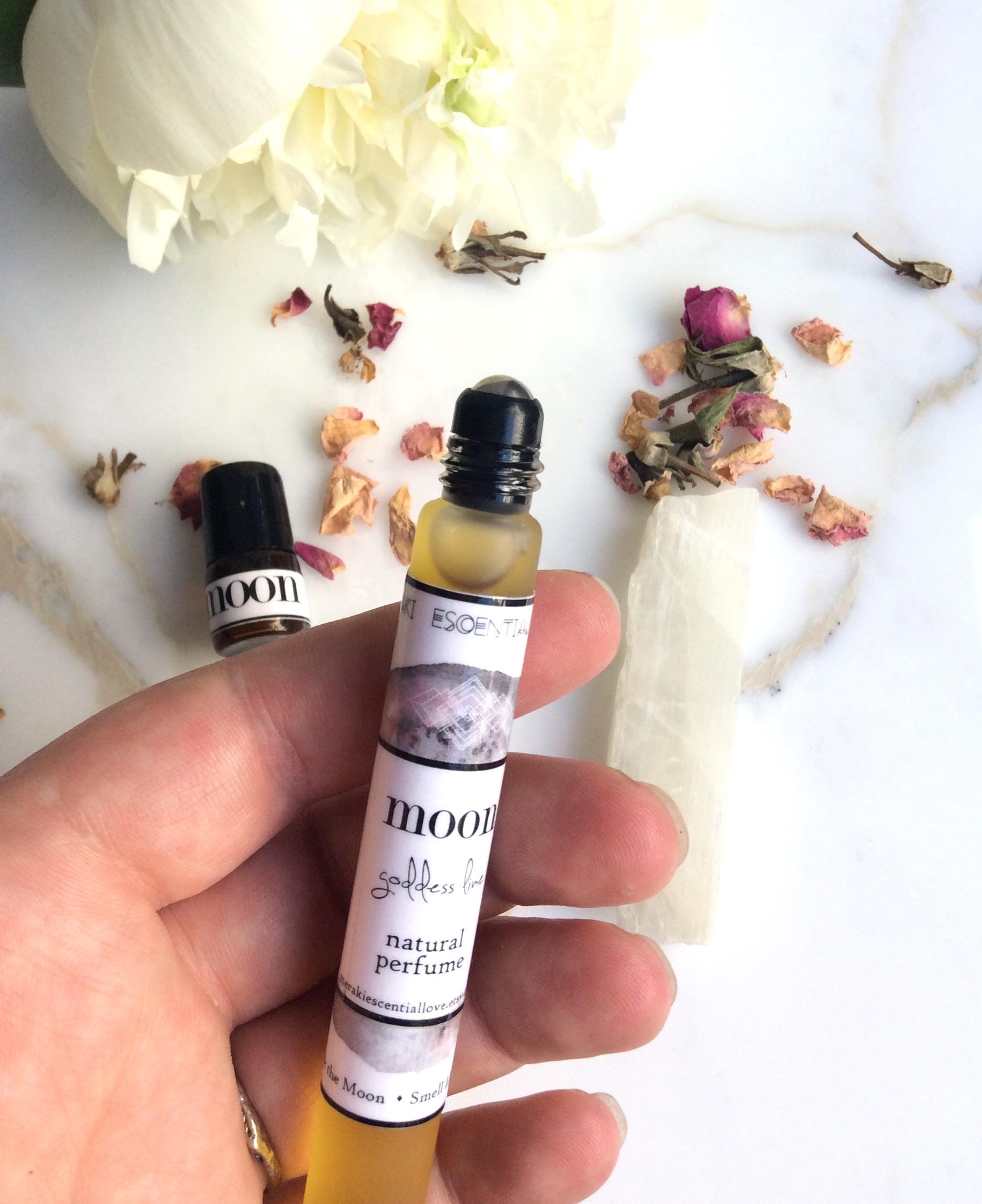 Moon Goddess Premium Natural Perfume With Jasmine White - Etsy
