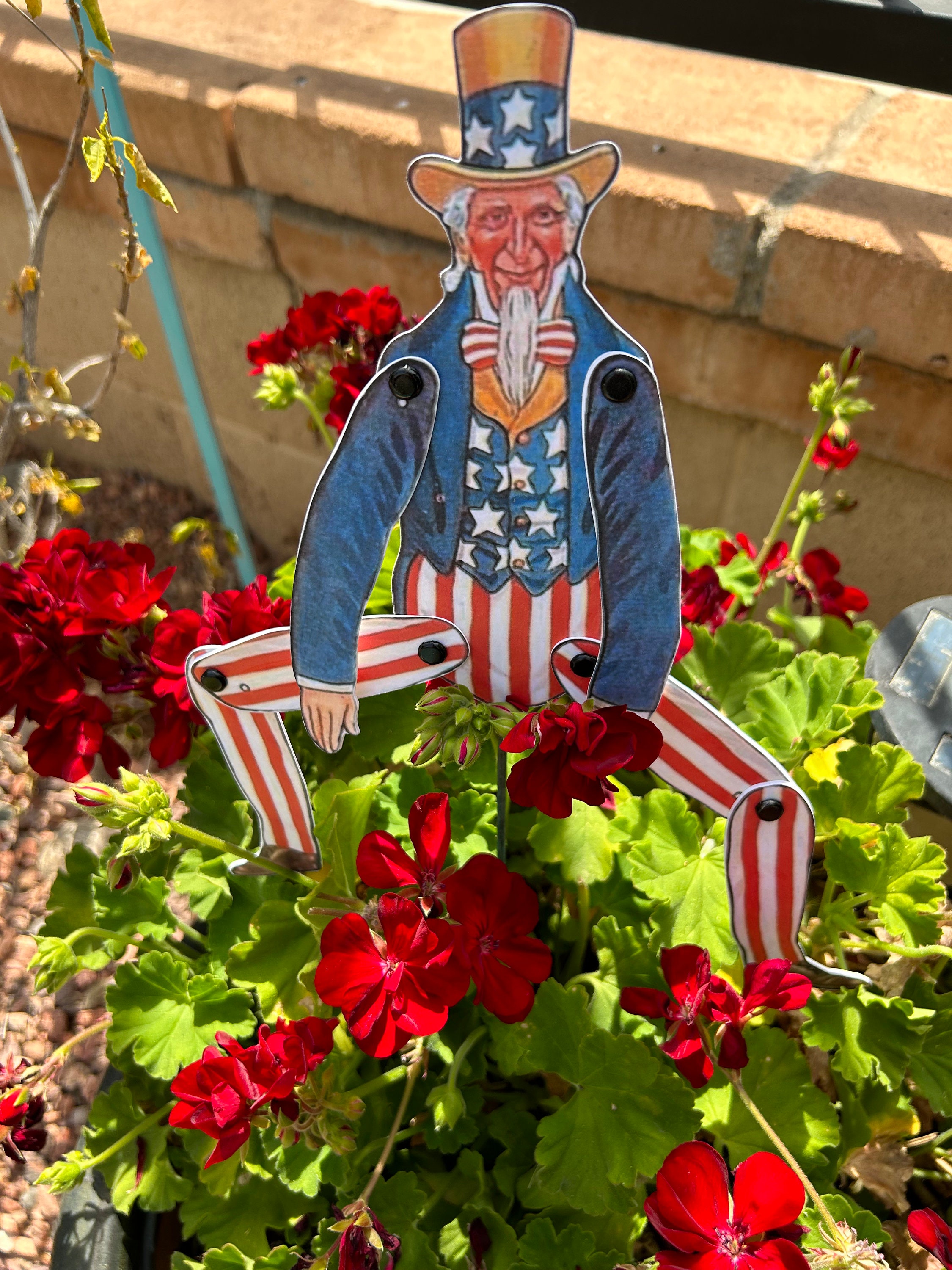 Vintage Uncle Sam Puppet: Patriotic Americana Decor - Etsy