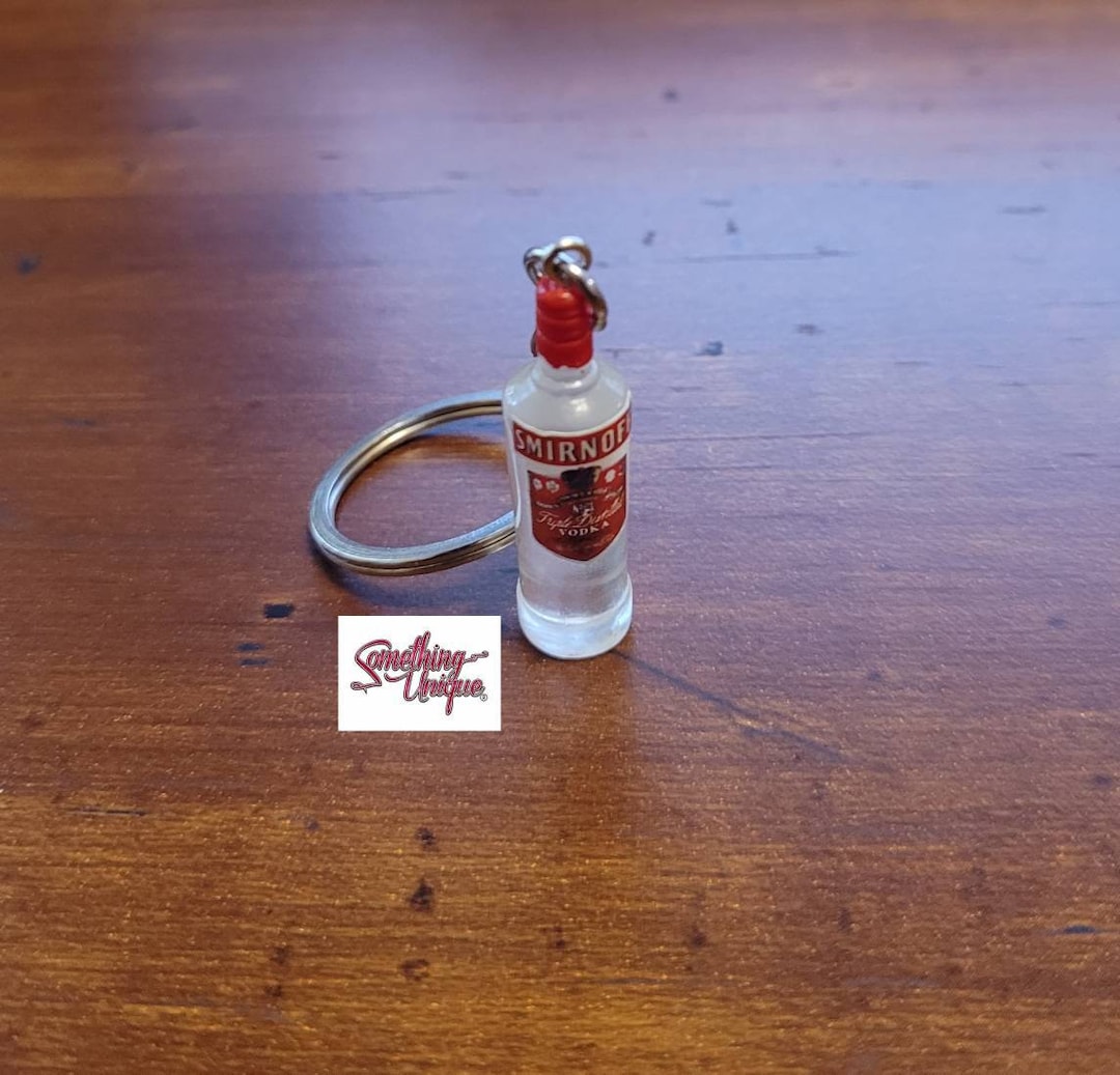 Mini Vodka Bottle Keychain - Etsy