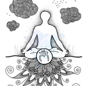 sacral chakra coloring page