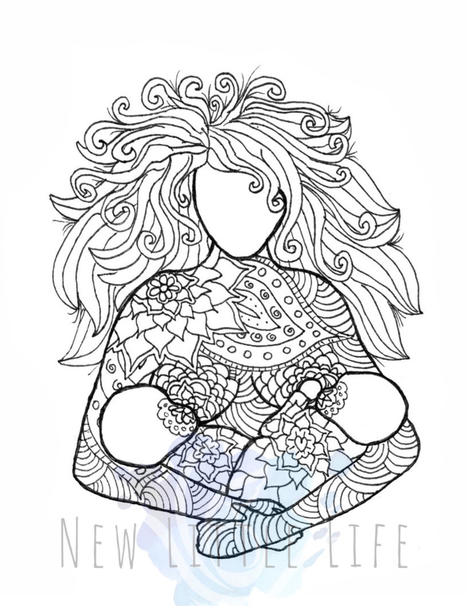 Twin Mom Breastfeeding Coloring Page - DIGITAL DOWNLOAD - Twin Mom ...