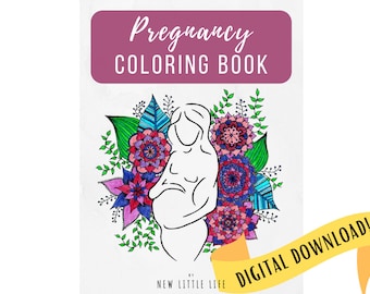 Birth Coloring Book | Etsy