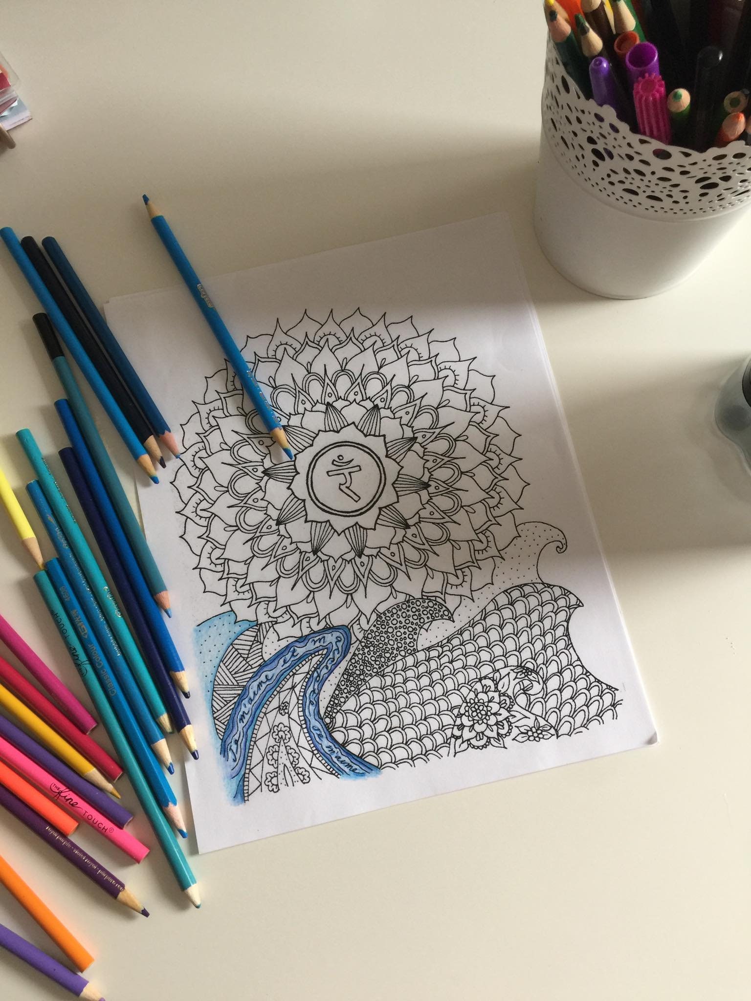 Chakras & Zen Coloring Book DIGITAL DOWNLOAD- Chakra Coloring, Adult ...