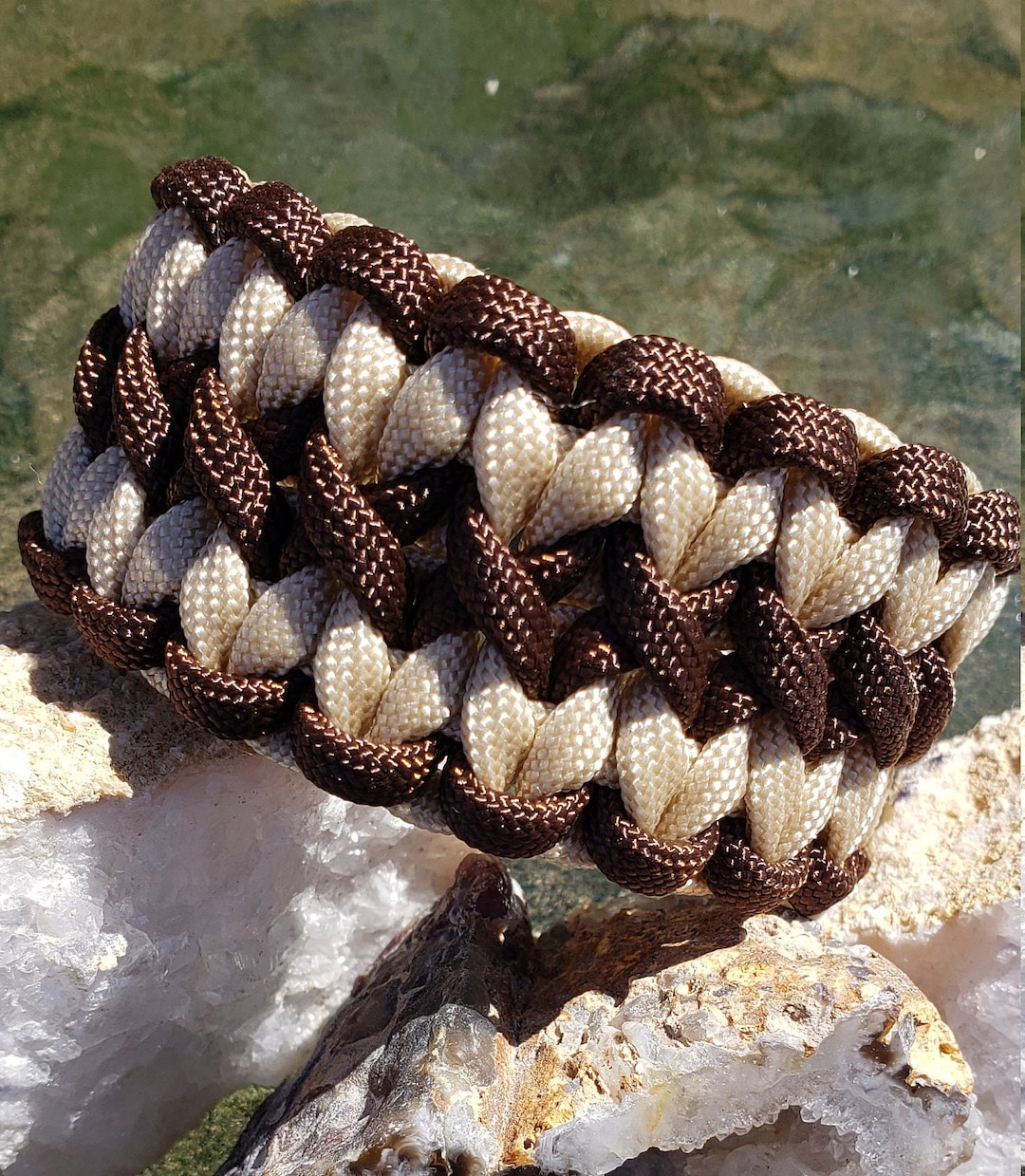 Double Wide Solomon Bar Customizable Paracord Bracelet - Etsy