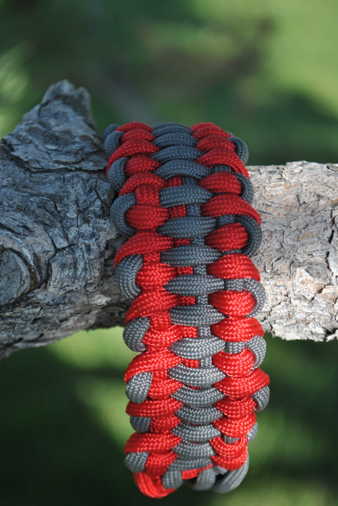 Doublewide Dragons Tongue Paracord Bracelet - Etsy