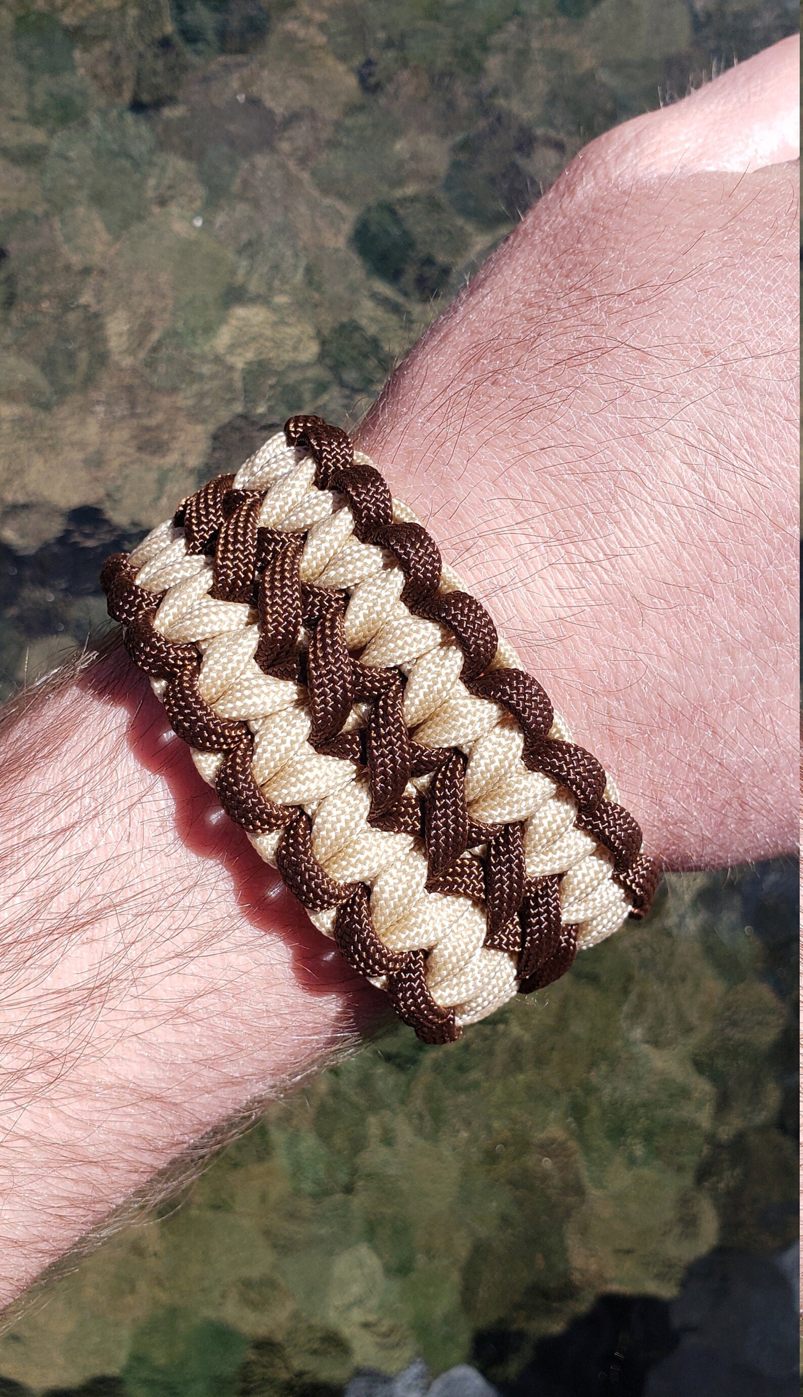 Double Wide Solomon Bar Customizable Paracord Bracelet - Etsy