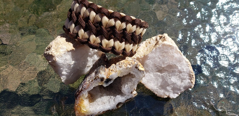 Double Wide Solomon Bar Customizable Paracord Bracelet - Etsy