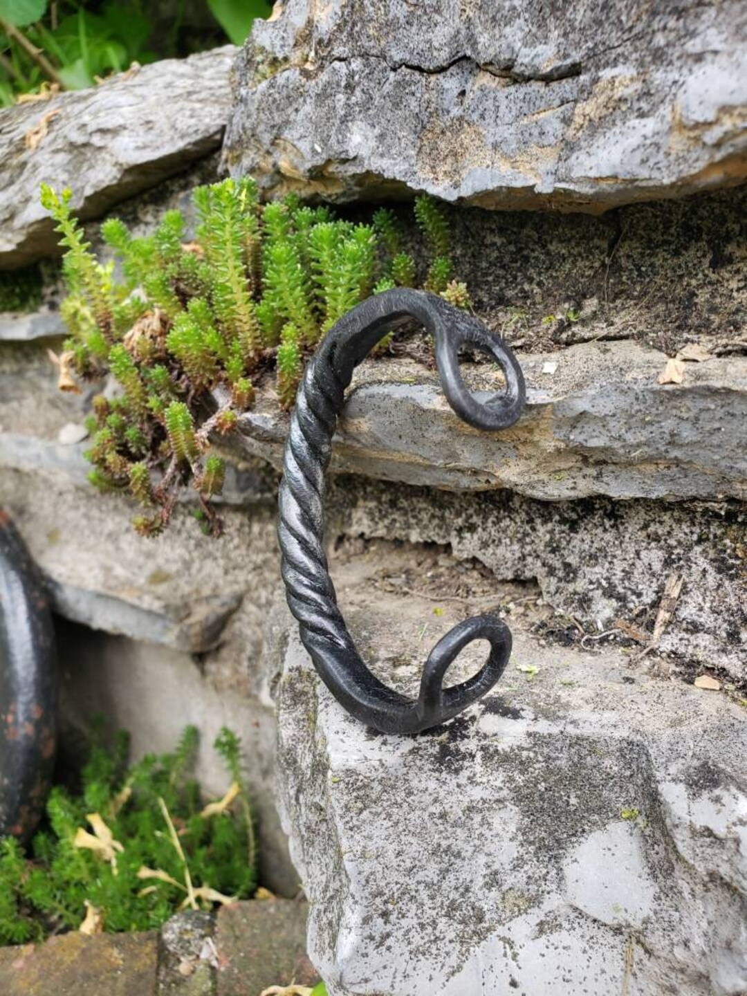 Rope Twisted Oath Ring - Custom Fit, Hand Forged, Viking - Etsy