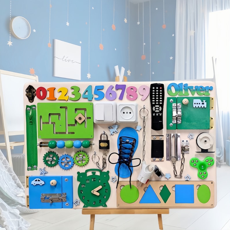 Custom Sensory Activity Board Montessori Autism-friendly - Etsy