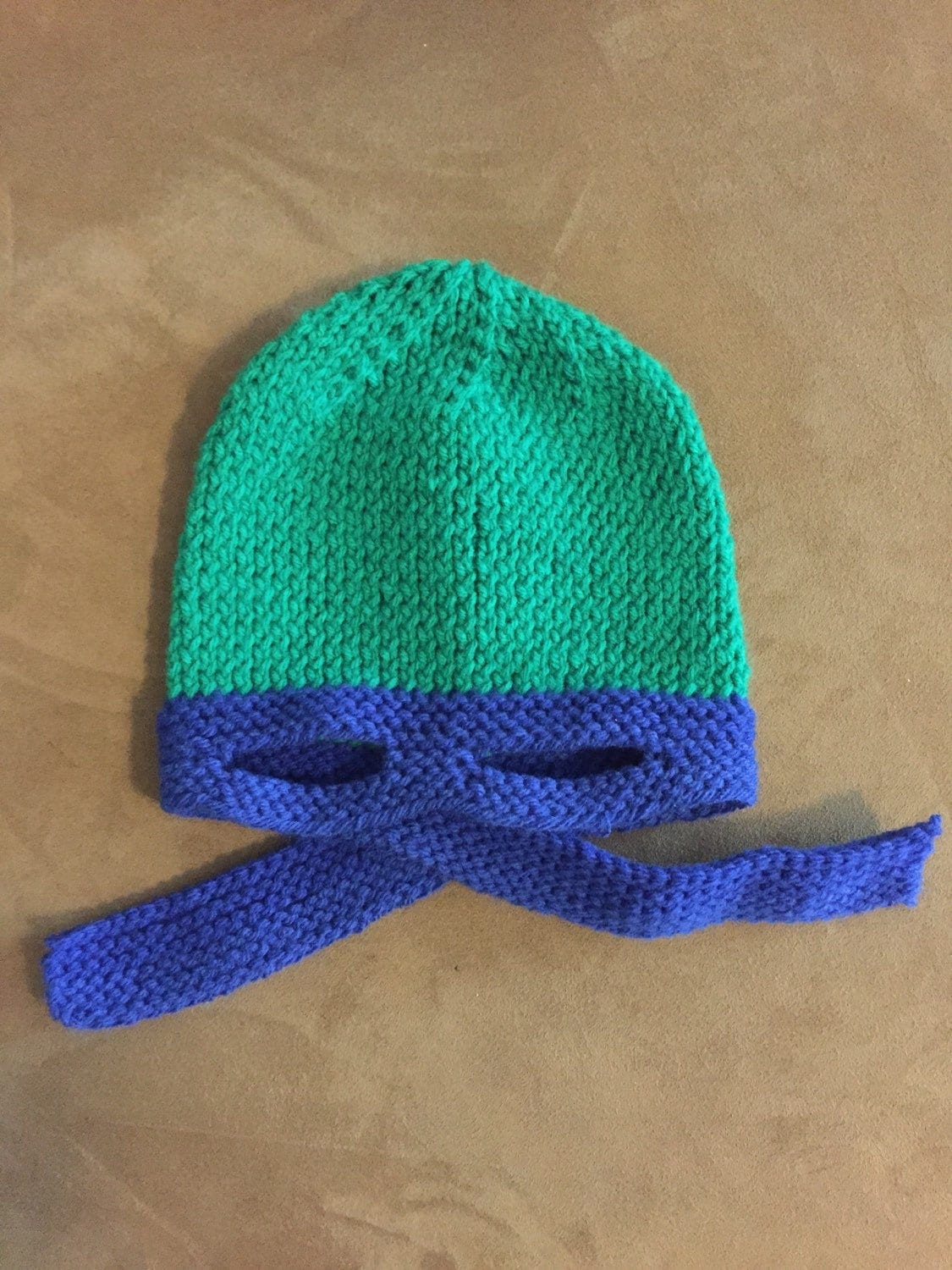 Knitting Pattern: Teenage Mutant Ninja Turtle Hat in Child Sizes - Etsy