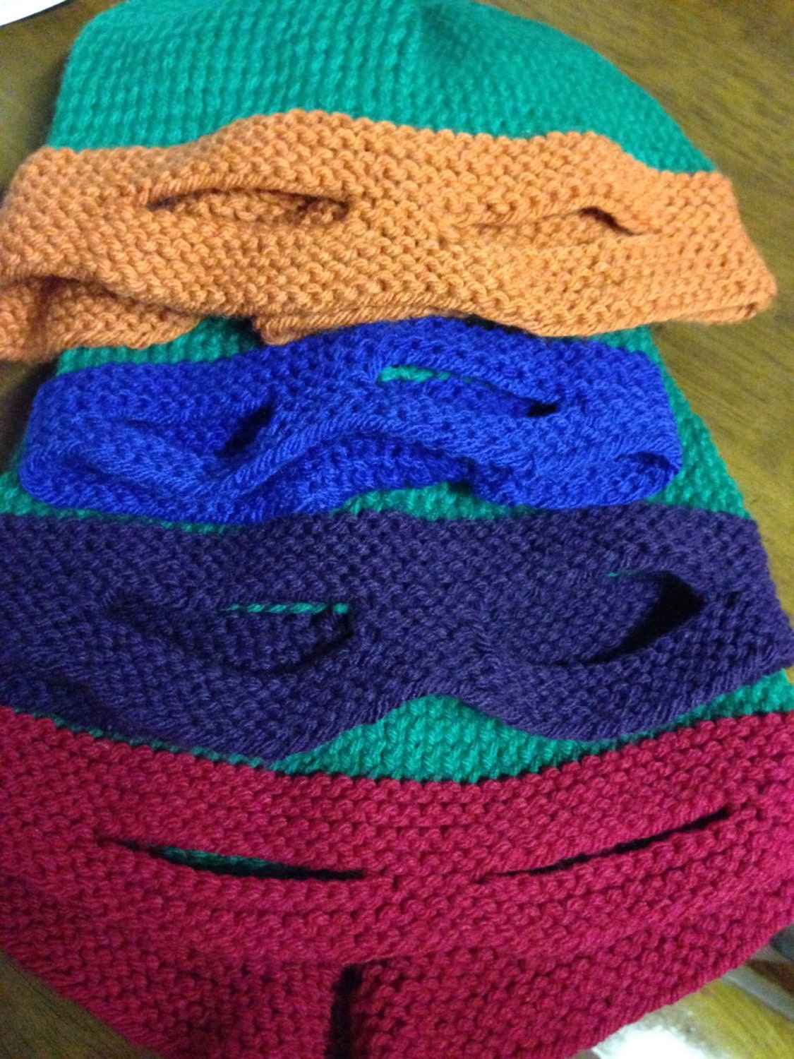 Knitting Pattern: Teenage Mutant Ninja Turtle Hat; Adult Size - Etsy Canada