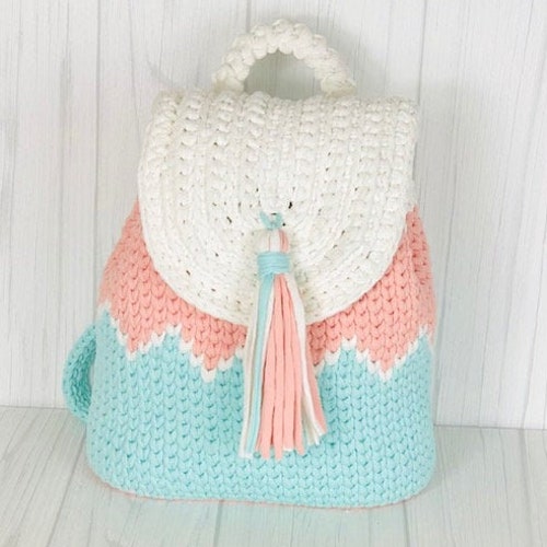 Pdf Crochet Pattern Kids Backpack Pattern Crochet Summer - Etsy