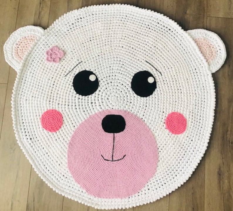 Bear Rug Crochet Pattern Crochet Pattern Baby Rug Crochet - Etsy