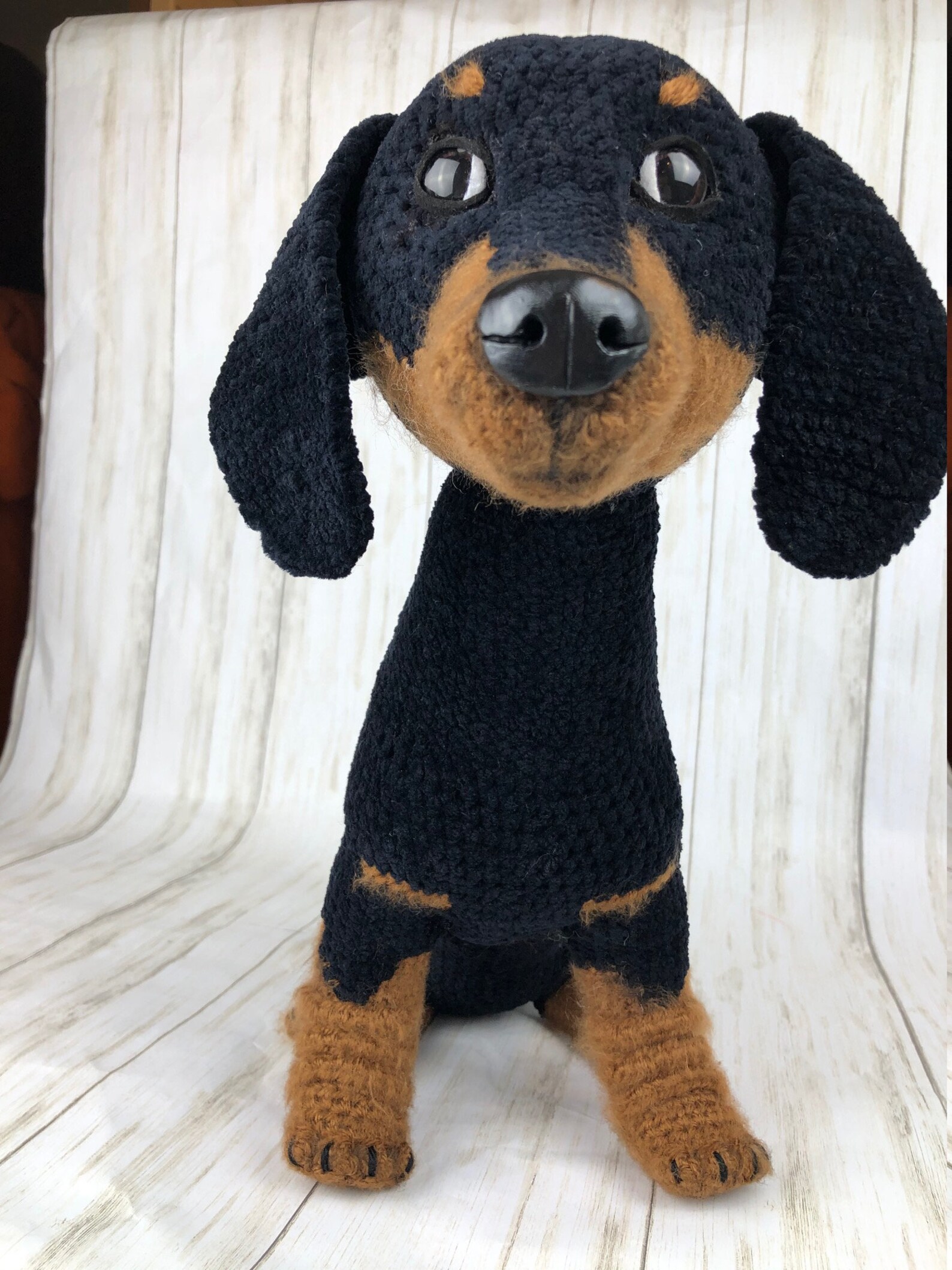 Patron crochet chien teckel 13 po/33 cm de haut | Etsy France