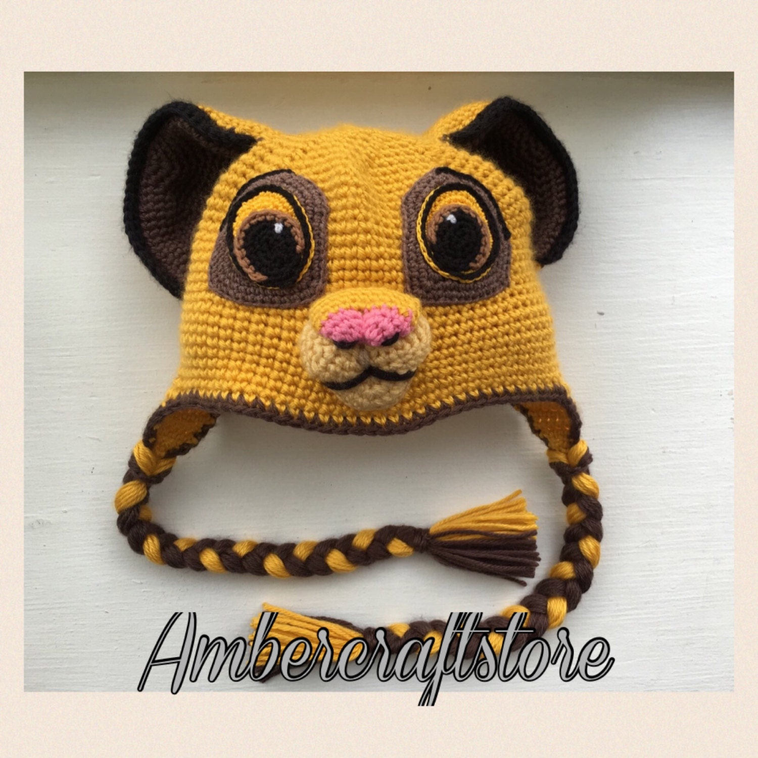 Lion Hat Crochet Pattern PDF. - Etsy