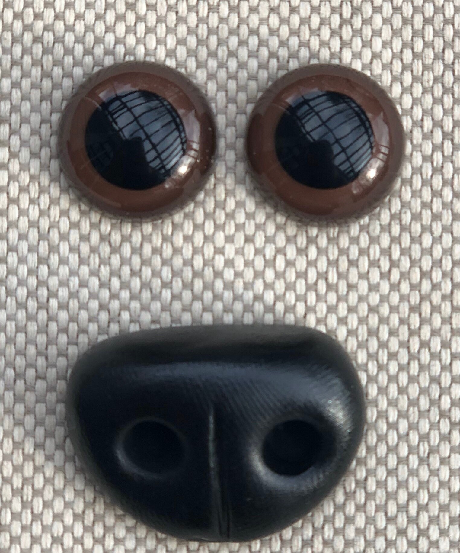 Handmade Nose for Dog and Plastic Eyes. - Etsy