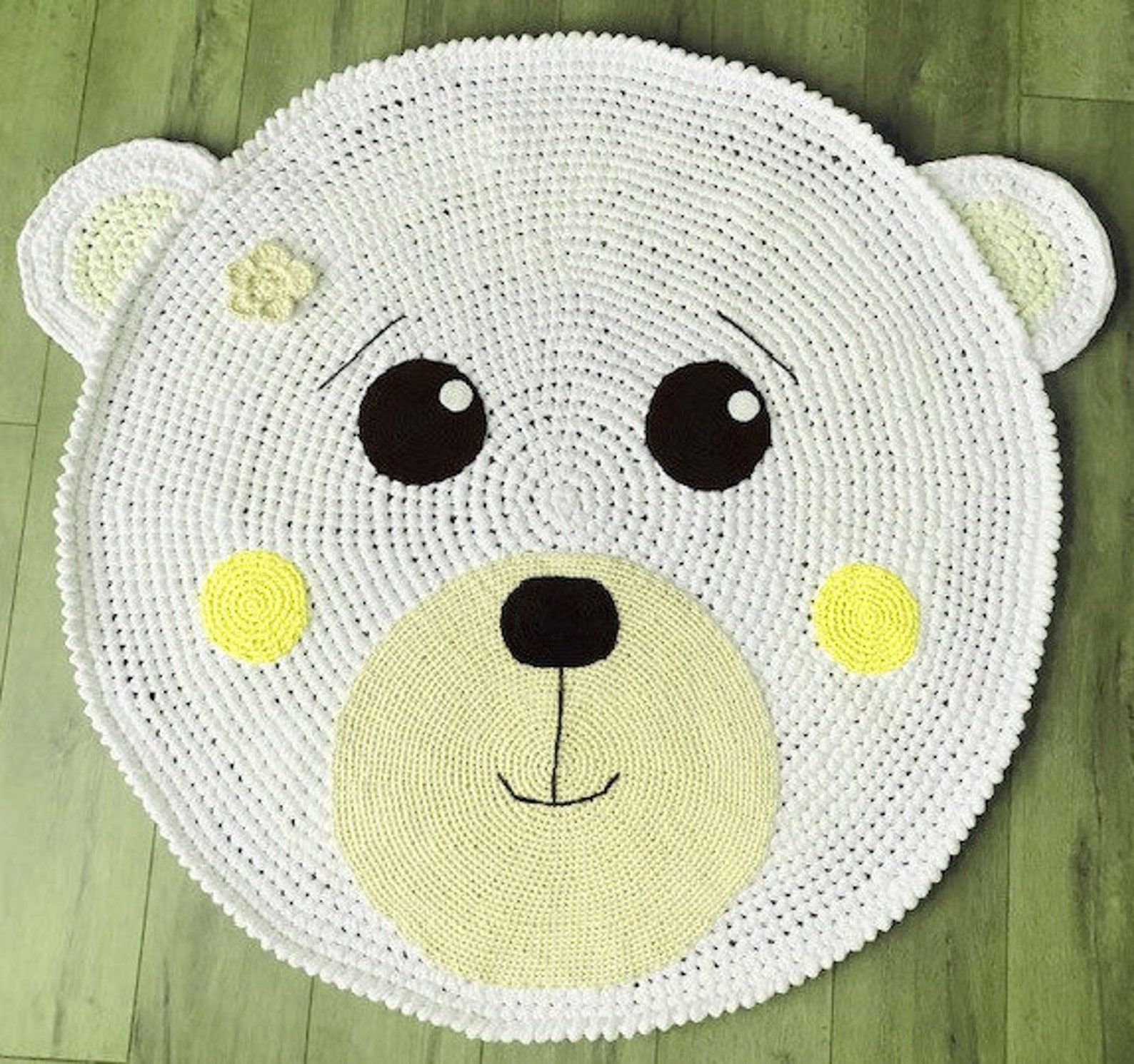 Bear Rug Crochet Pattern Crochet Pattern Baby Rug Crochet - Etsy