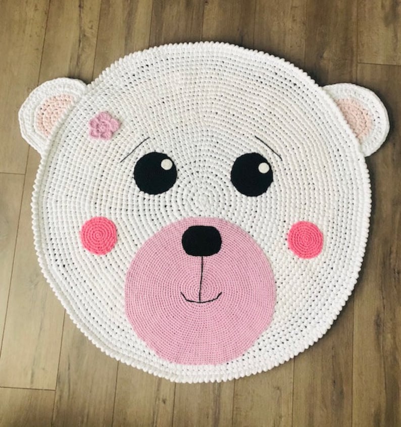 Bear Rug Crochet Pattern Crochet Pattern Baby Rug Crochet - Etsy