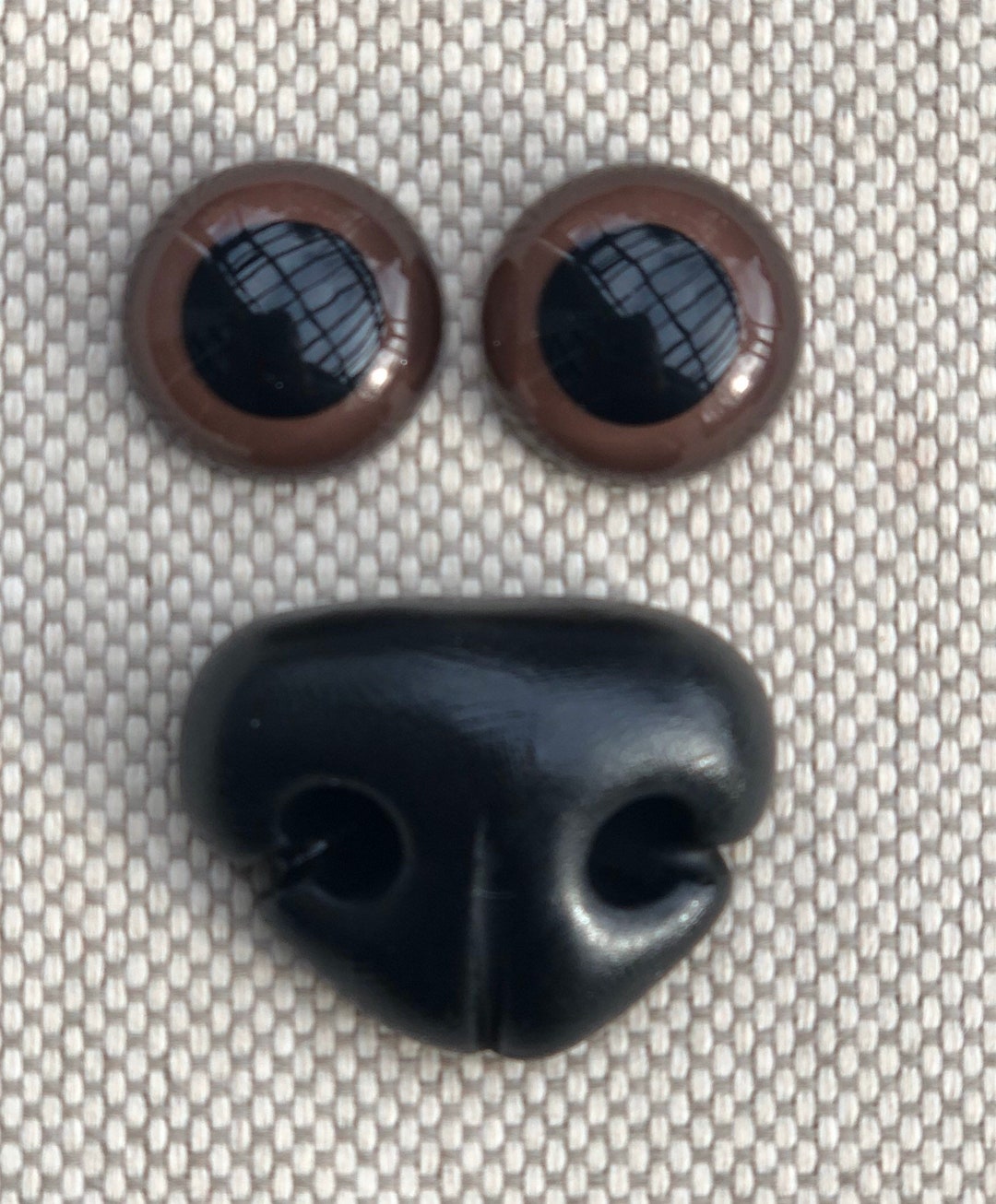 Handmade Nose for Dog and Plastic Eyes. - Etsy