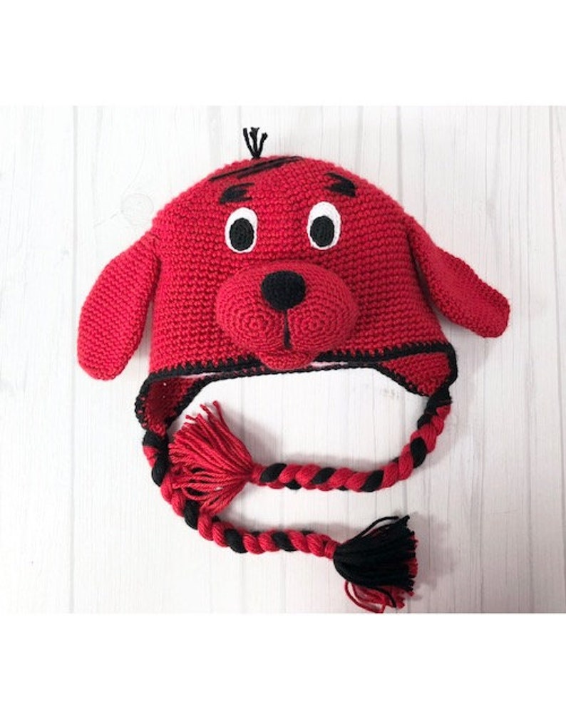 Red Dog Hat Crochet Pattern: Sizes 1-5 Years (PDF) - Etsy Canada