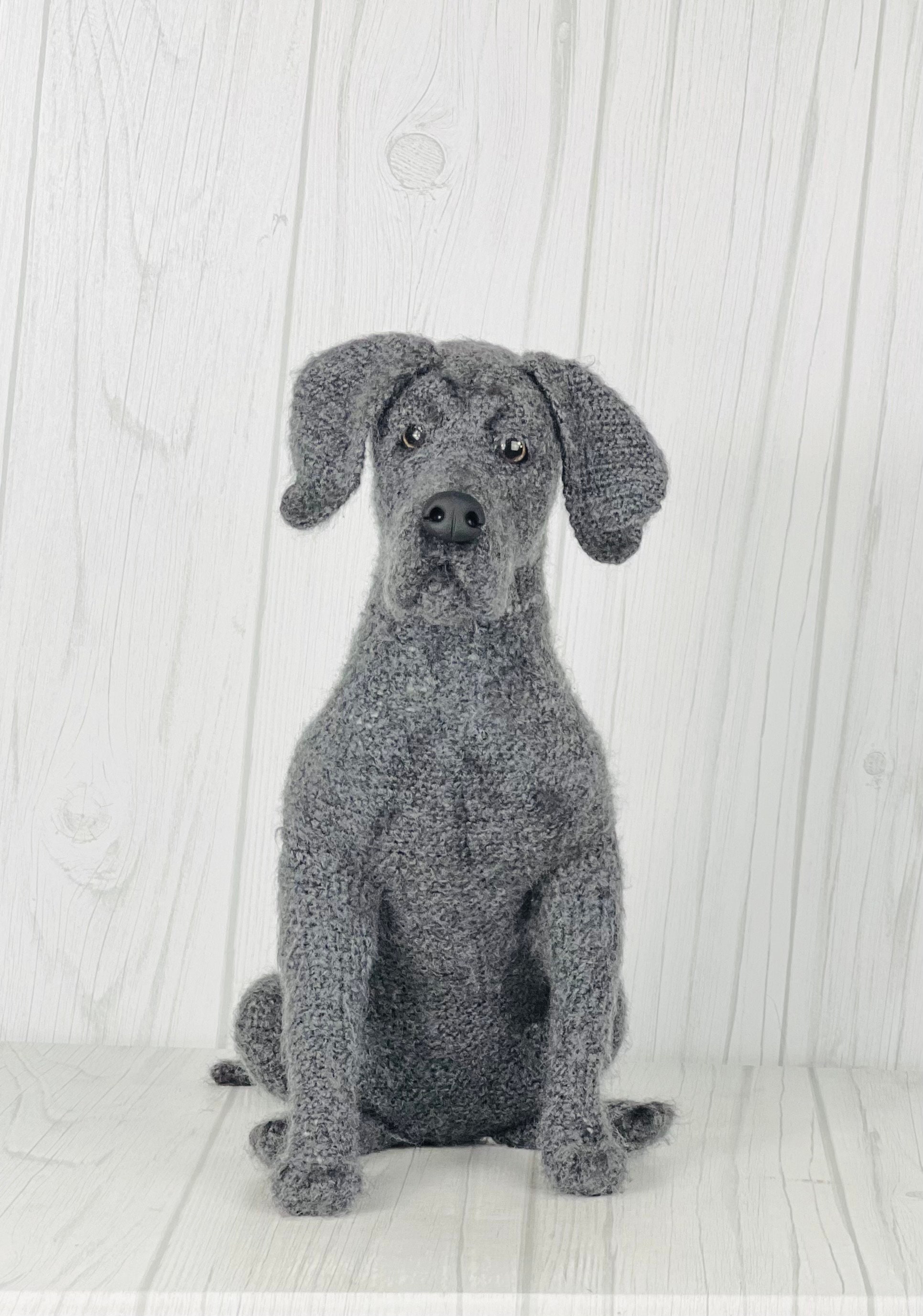 Great Dane Dog Crochet Pattern, Great Dane Crochet Pattern, Dog Crochet ...