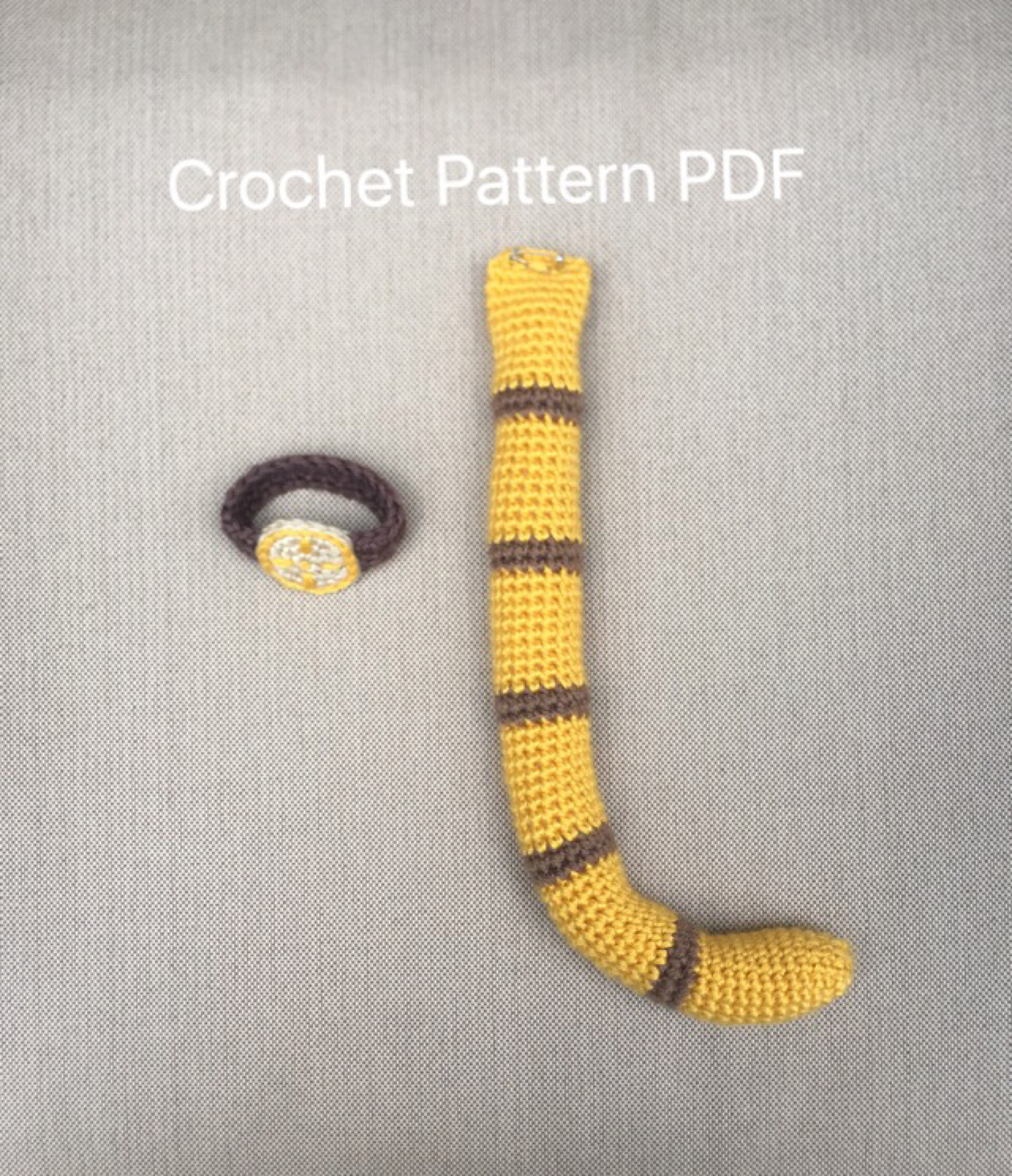 Tiger's Tail and Watch Crochet Pattern PDF. English USA. | Etsy