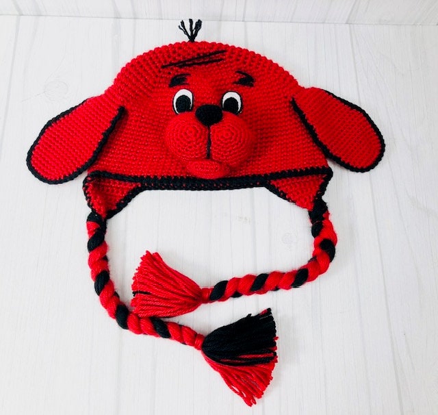 Red Dog Hat Crochet Pattern: Sizes 1-5 Years (PDF) - Etsy Canada
