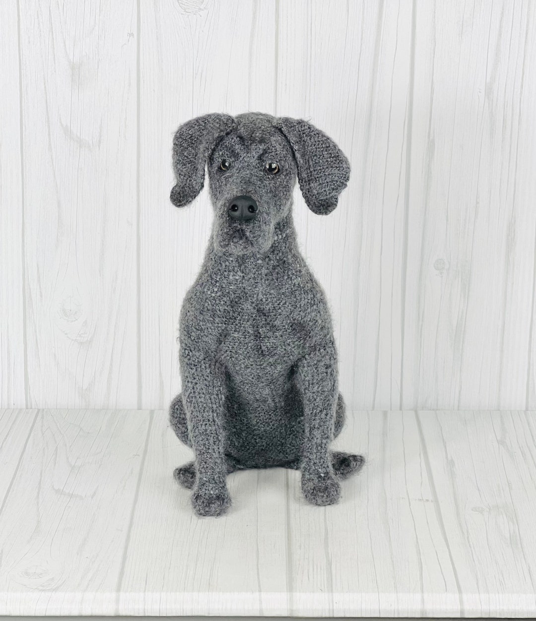 Great Dane Dog Crochet Pattern, Great Dane Crochet Pattern, Dog Crochet ...