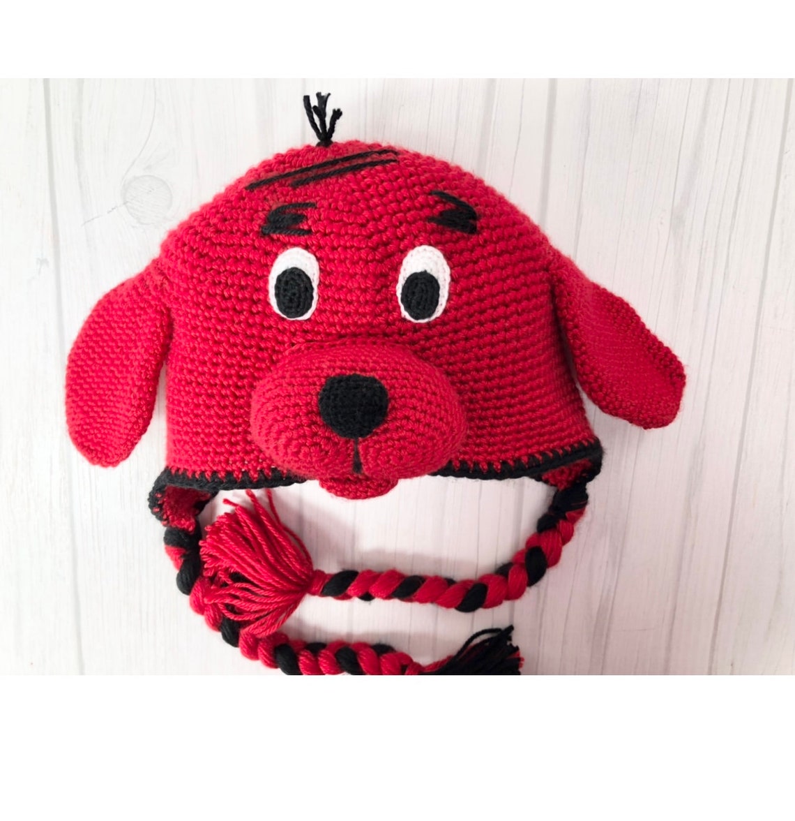 Red Dog Hat Crochet Pattern: Sizes 1-5 Years (PDF) - Etsy Canada