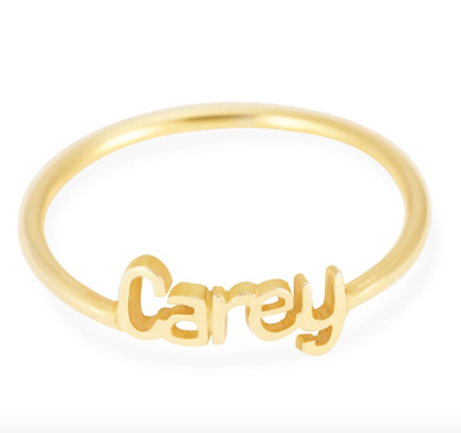 Personalized Name Ring Custom Children Name Jewelry Dainty | Etsy