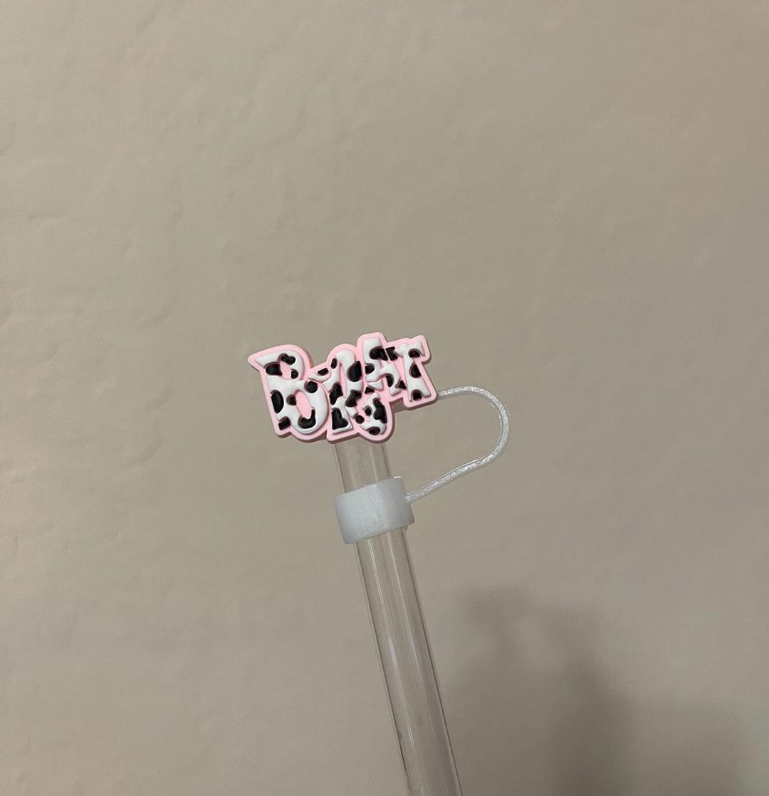 Brat Straw Topper PVC Straw Covers Buddies Straw Charms Tumbler ...