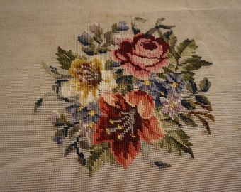 Vintage needlepoint | Etsy