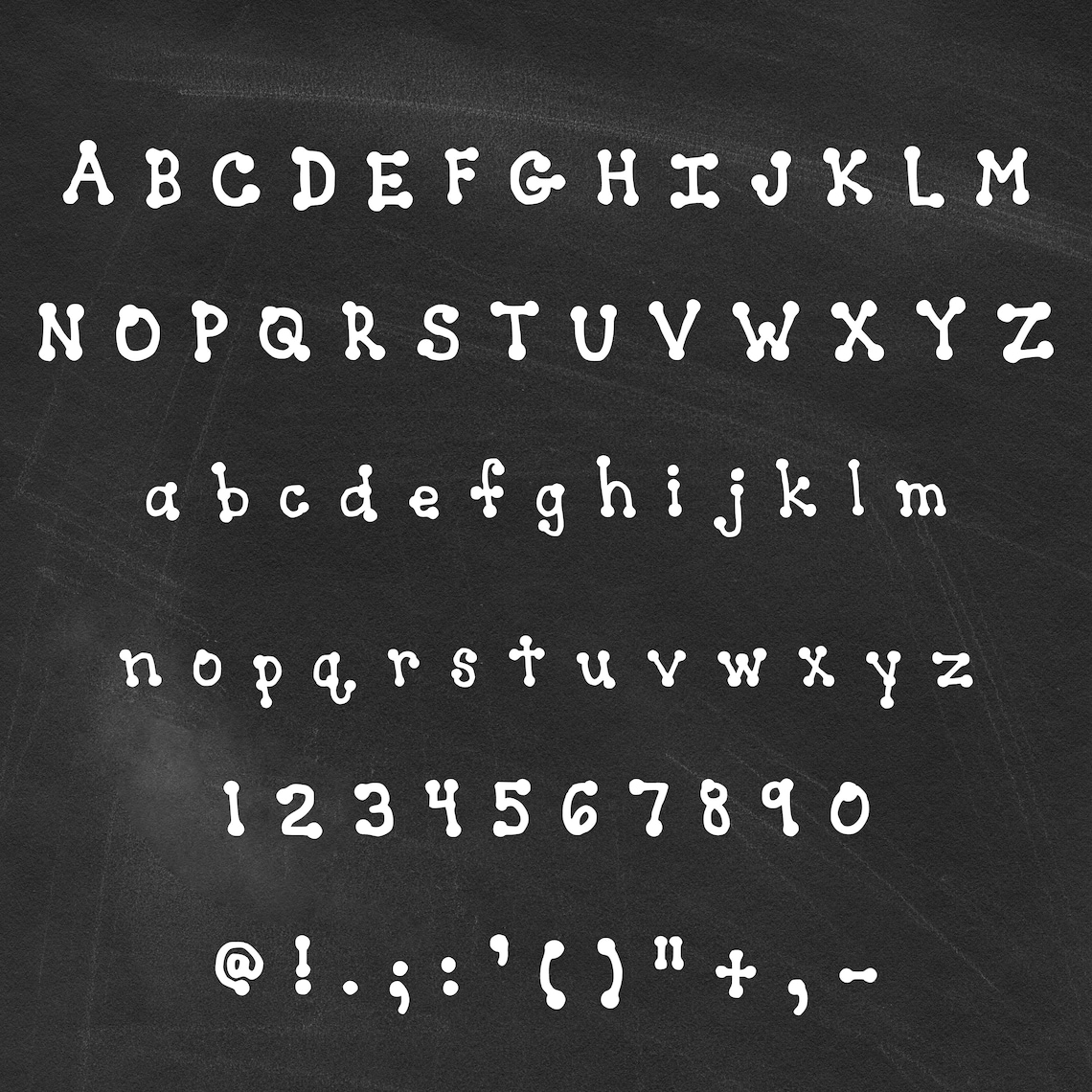 Teacher Dot Font | Handwritten Dotted Font| TTF File | OTF File ...