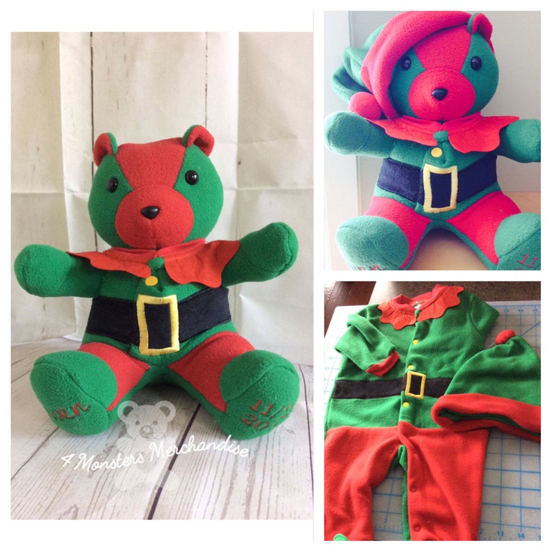 One Sleeper Memory Bear Keepsake Bear Memorial/ Personalized | Etsy