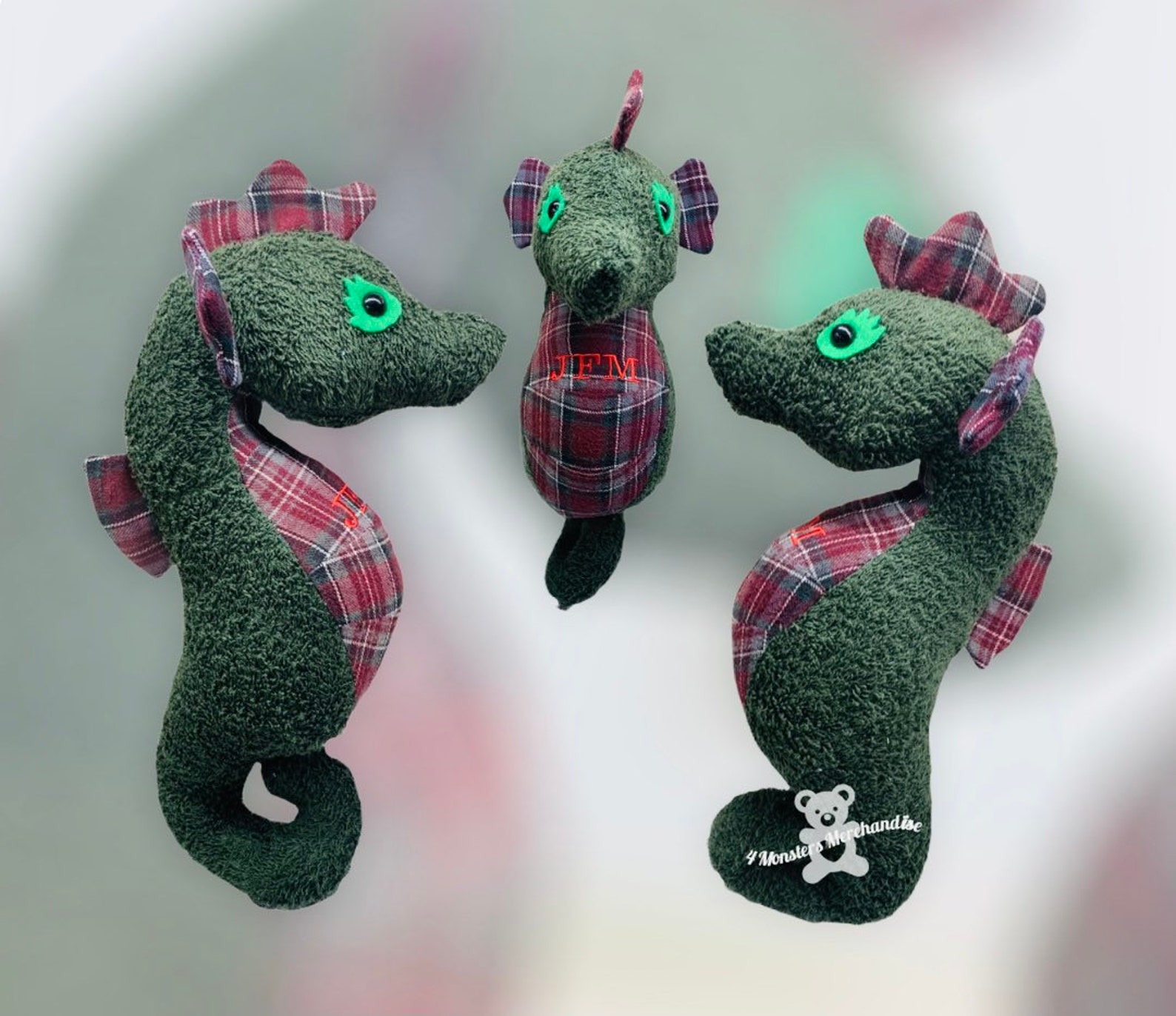 Keepsake Seahorse memory bear handmade bear onsie bear | Etsy