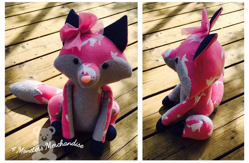 Memory Fox bear Sleeper/keepsake Bear Personalized Gift | Etsy Canada