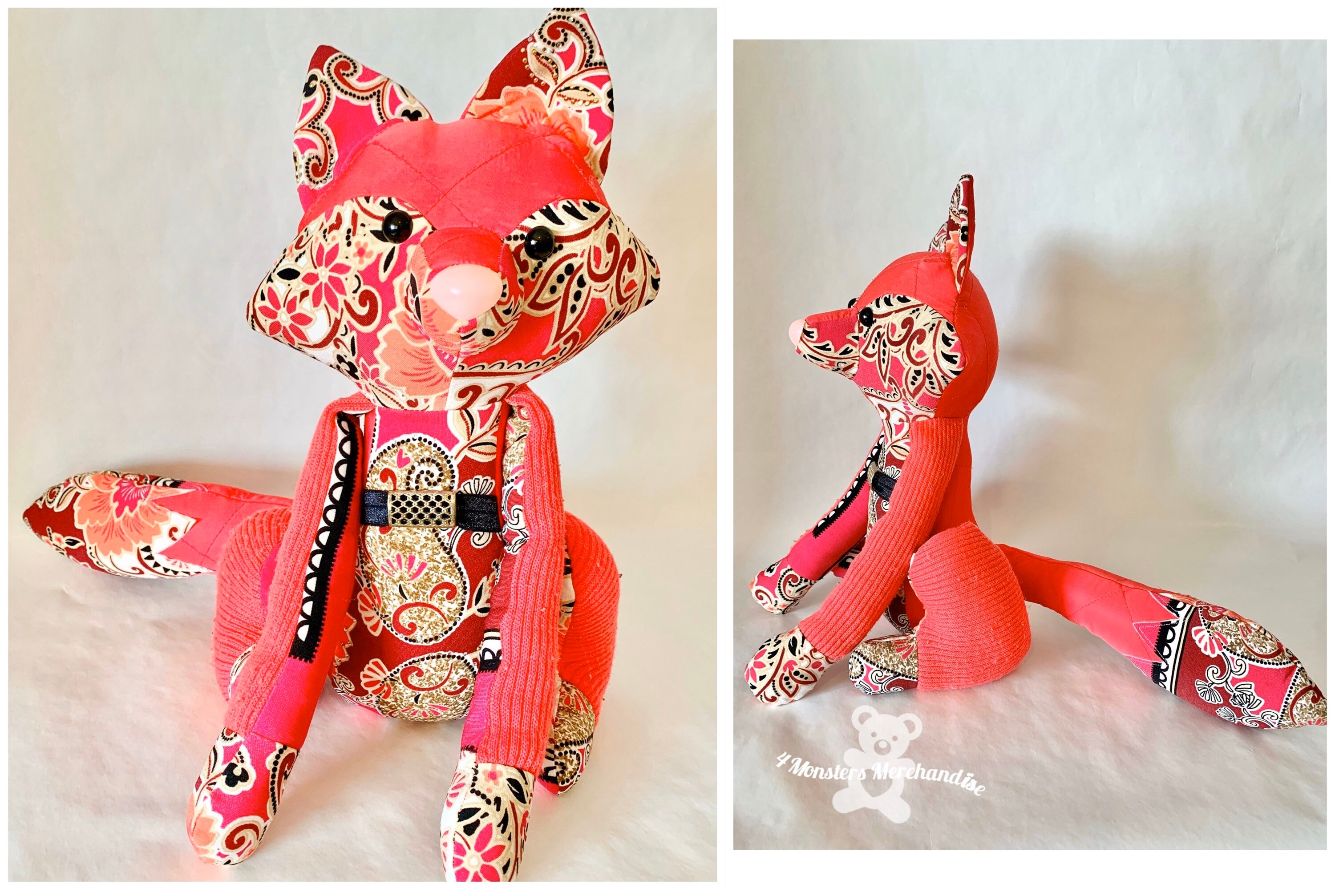 Memory Fox bear Sleeper/keepsake Bear Personalized Gift - Etsy Canada