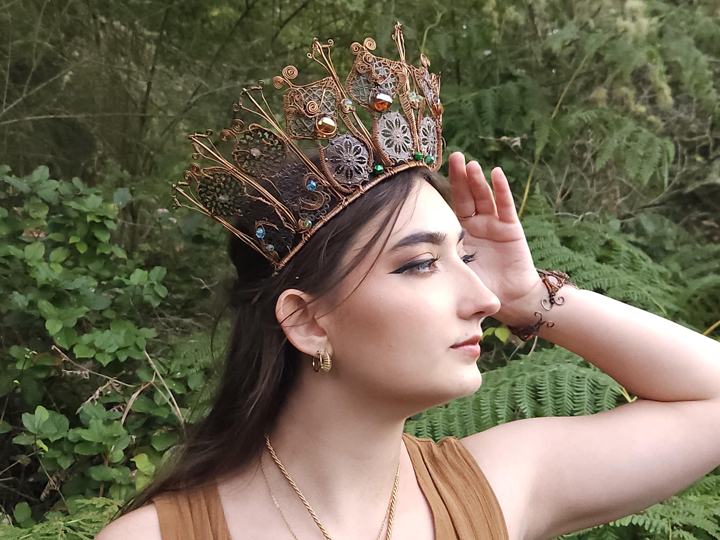 Copper Crown Inspire by the Witcher Origins Crown With a Victorian and ...