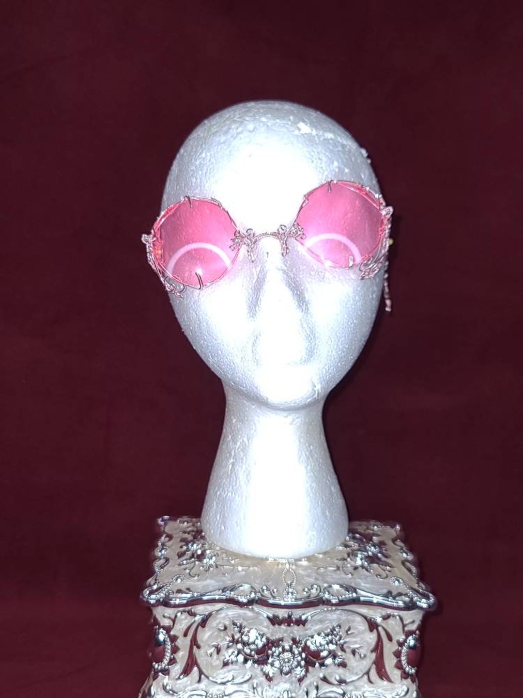 Pink Color Goggles With Pink Wire - Etsy