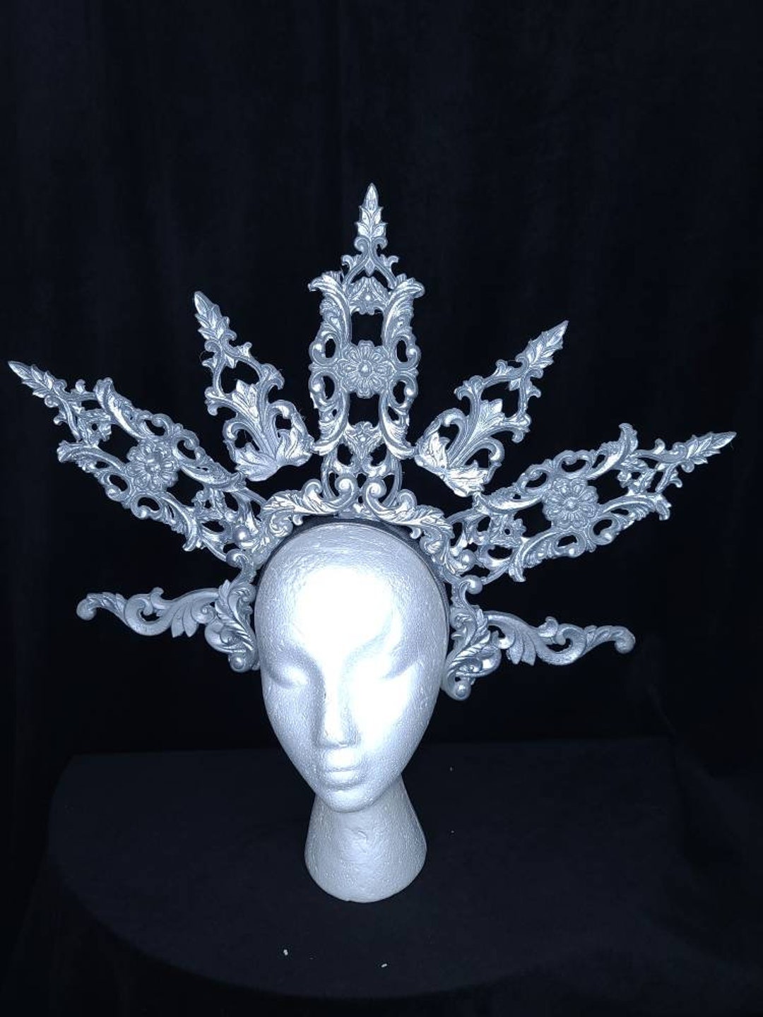 Victorian Baroque Spiked Headpiece for Festivals and Shows - Etsy