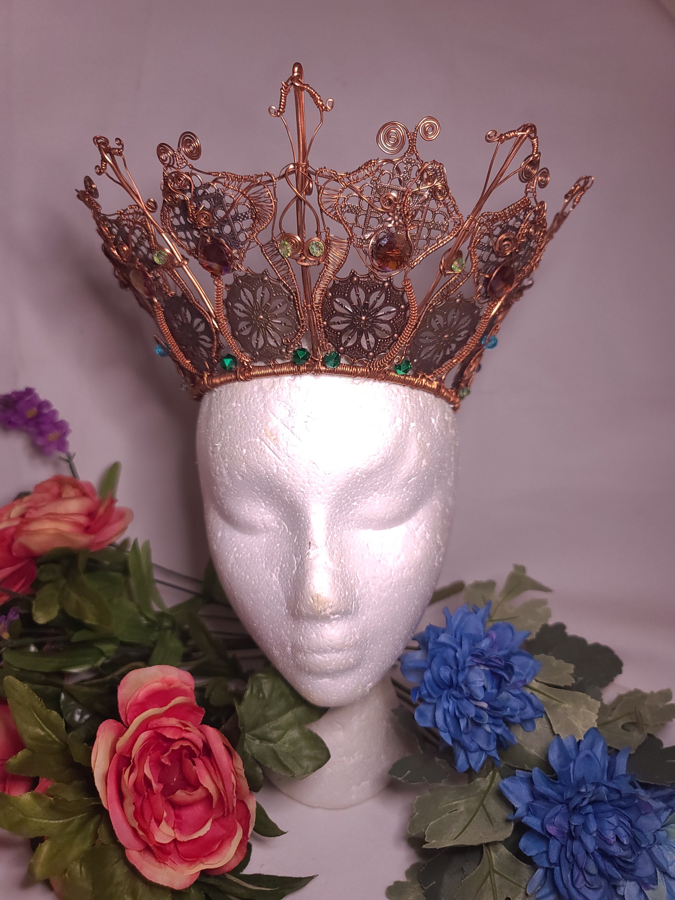 Copper Crown Inspire by the Witcher Origins Crown With a Victorian and ...