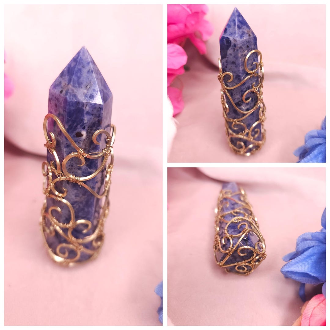 Soladite Tower Embellished in Brass Wire - Etsy