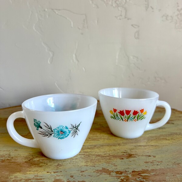 Fire King Coffee Cup - Etsy