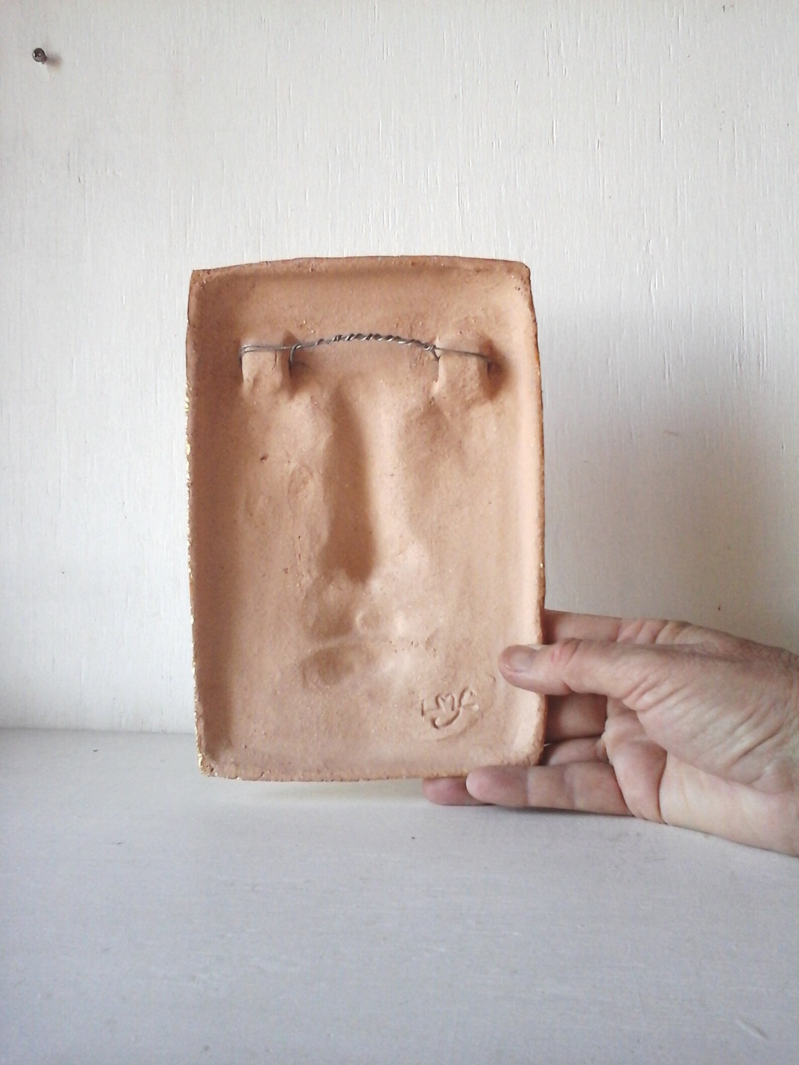 Gold Tile Face Sculpture Ceramic Wall Art Buddha Face Gold - Etsy