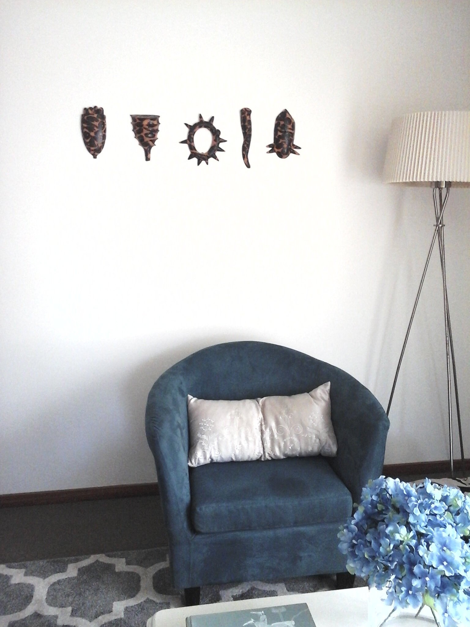 Organic Shape Wall Sculptures Set of 5, Male Art Lover Gift, Scientific ...