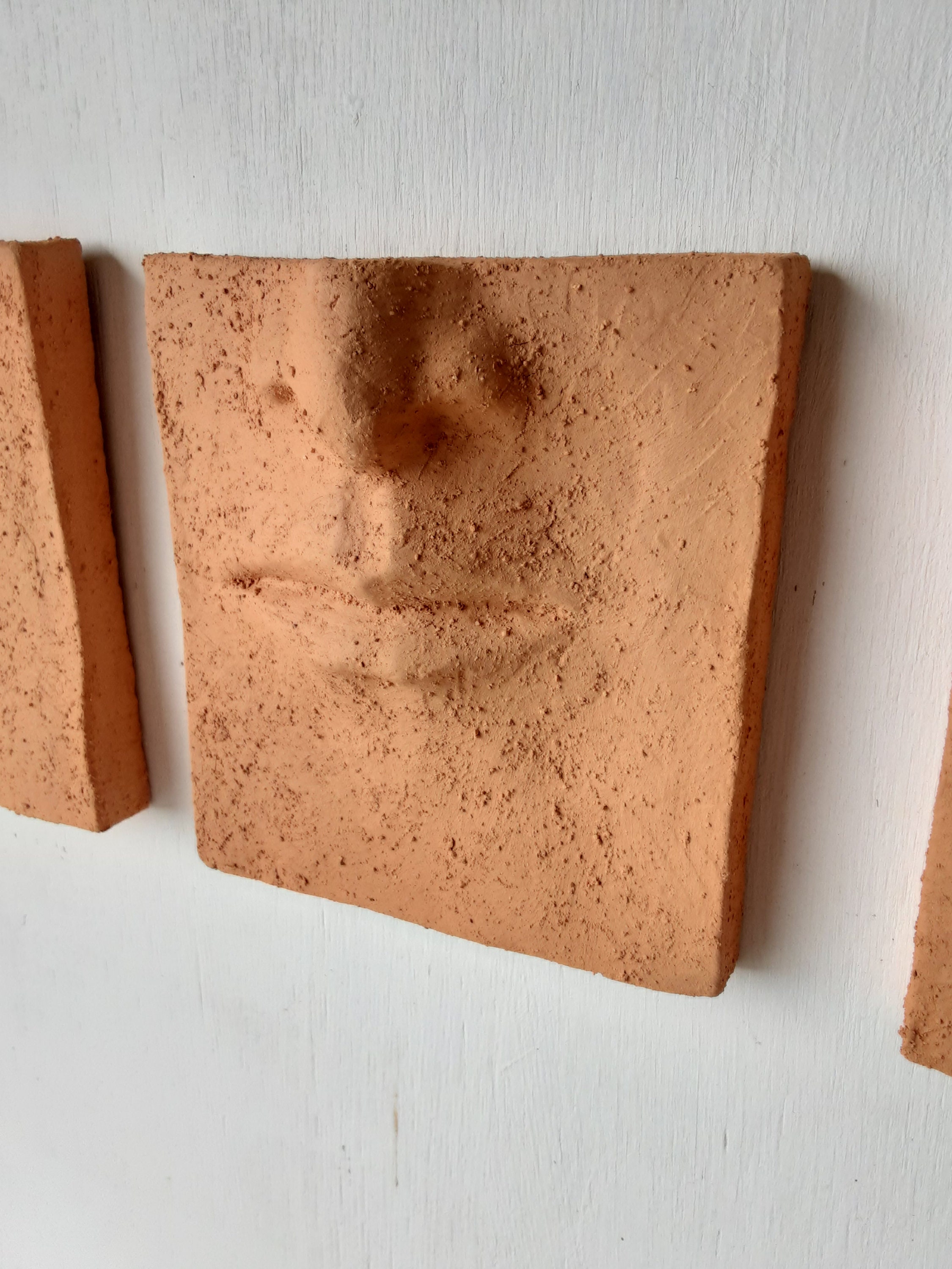 Terracotta Wall Art Ceramic Faces Set of Three Classic - Etsy