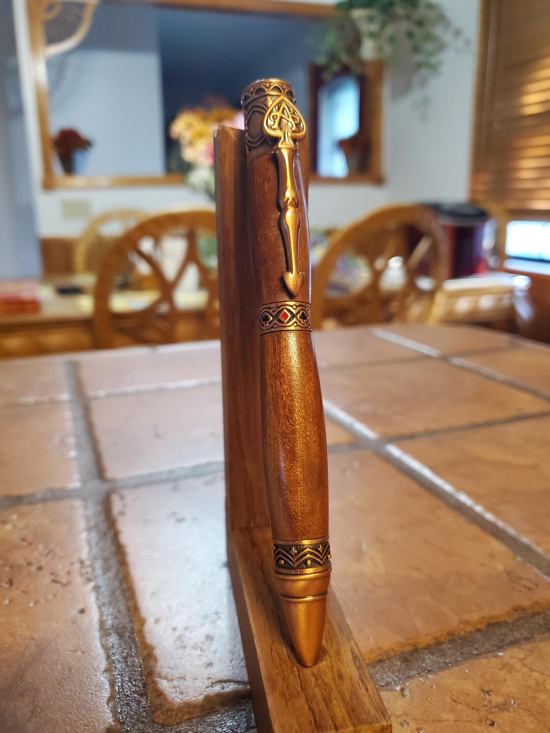 Handmade Poker Themed Ink Pen - Etsy